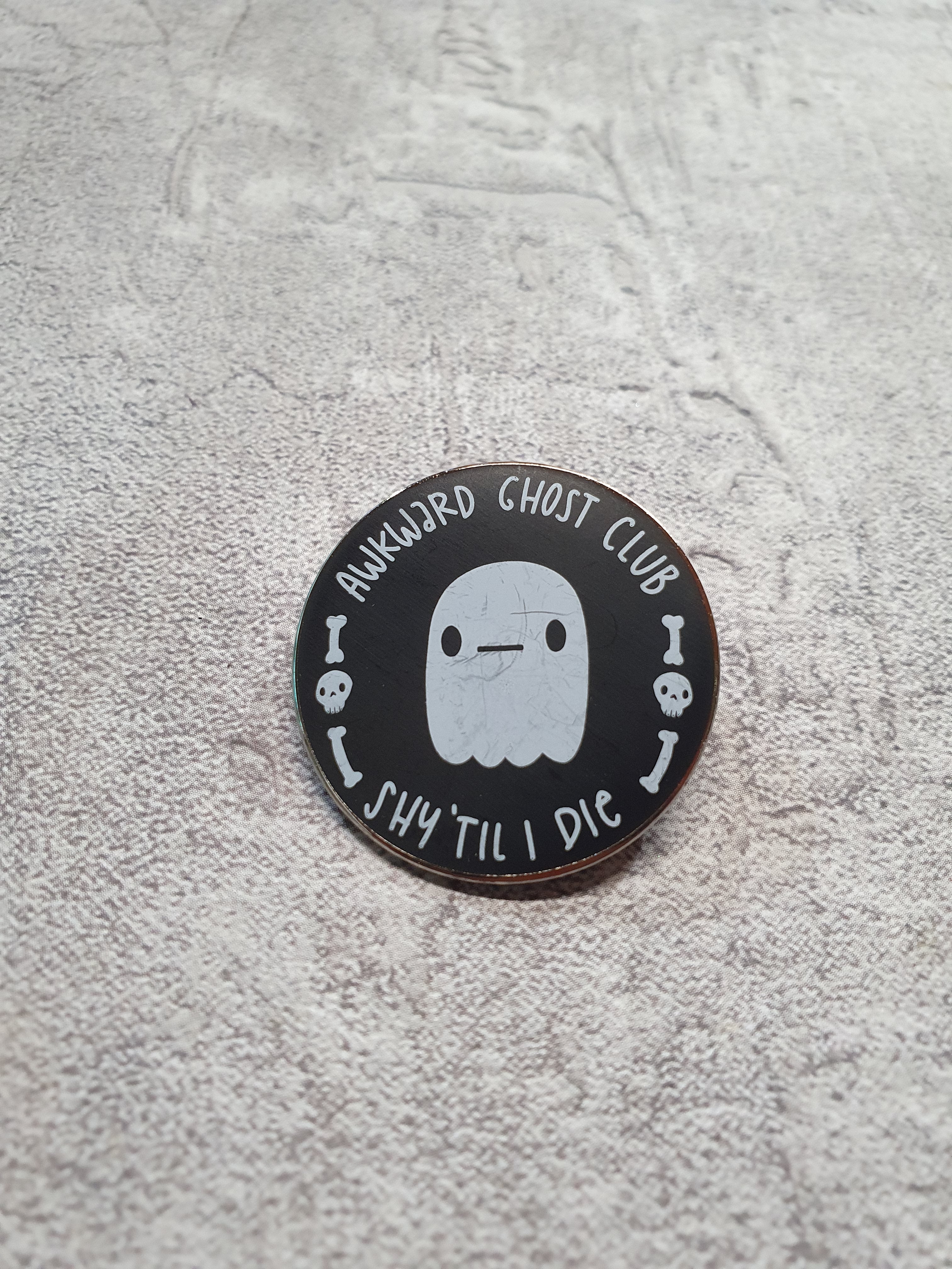 Awkward Ghost Pin – Charlie and James